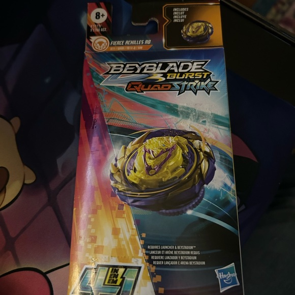 Hasbro | Toys | Hasbro Beyblade Burst Quadstrike Yellow And Purple ...